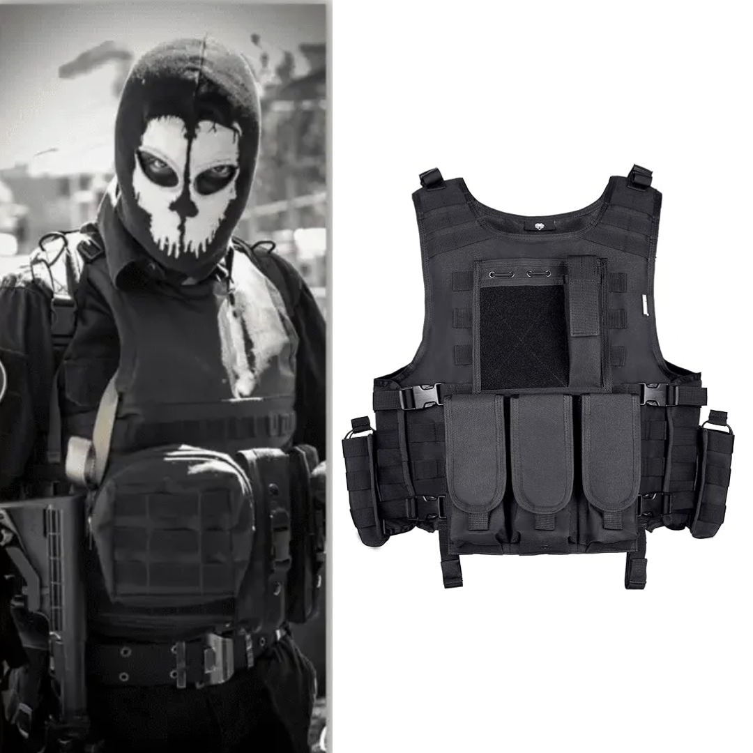 Call Of Duty Logan Walker Cosplay Tactical Airsoft Vest - Quda Halloween