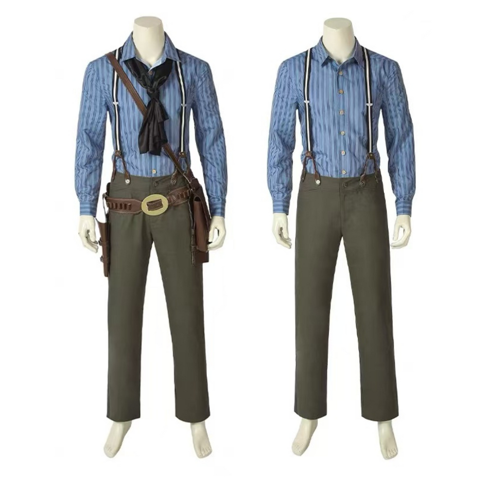 Red Dead Redemption 2 Arthur Morgan Cosplay Full Set - Quda Halloween