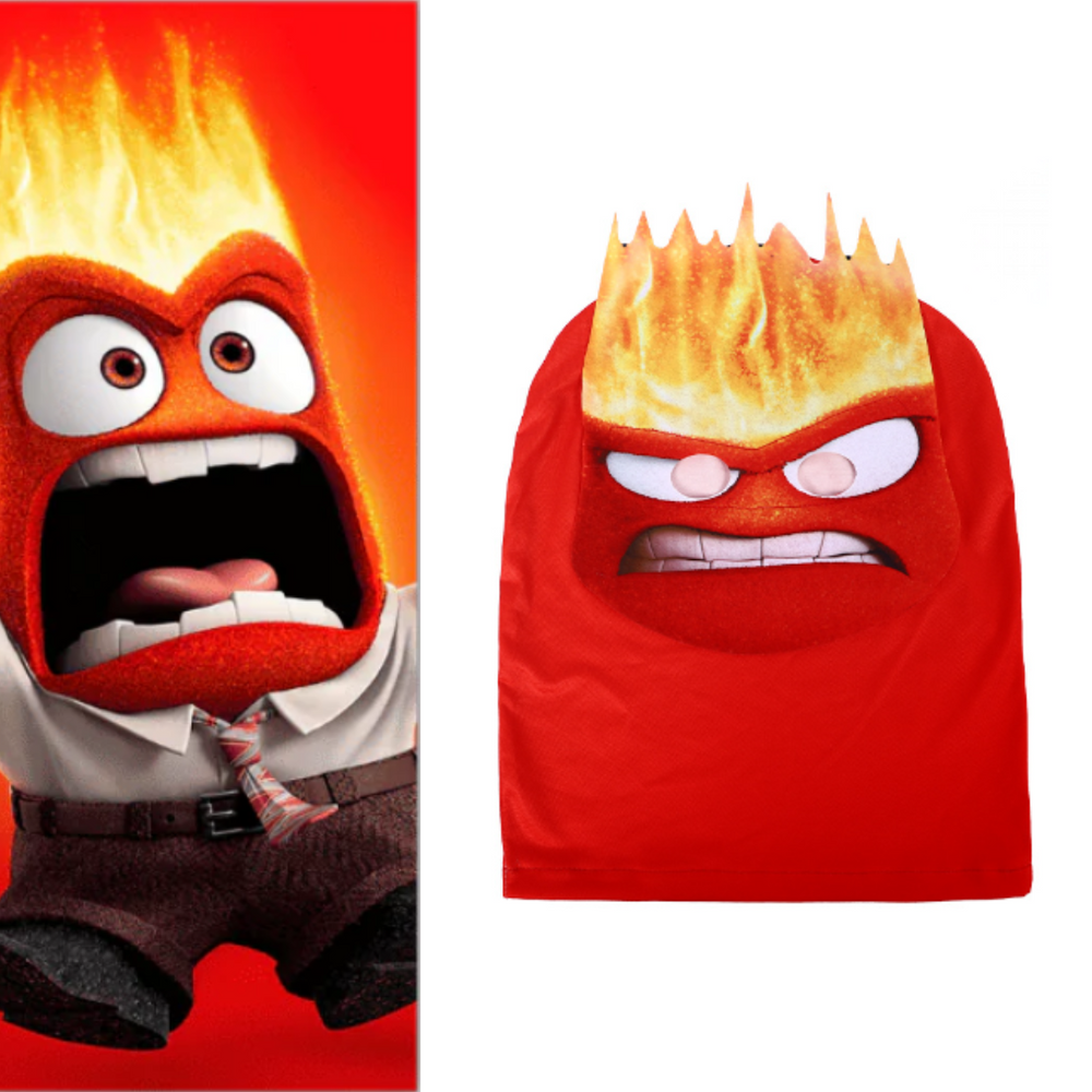 Anger Inside Out Costume Headwear - Quda Halloween