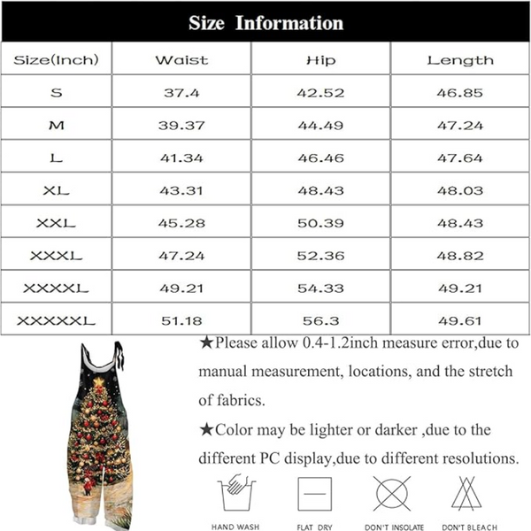 Christmas Costume Grinch Print Overalls - Quda Halloween